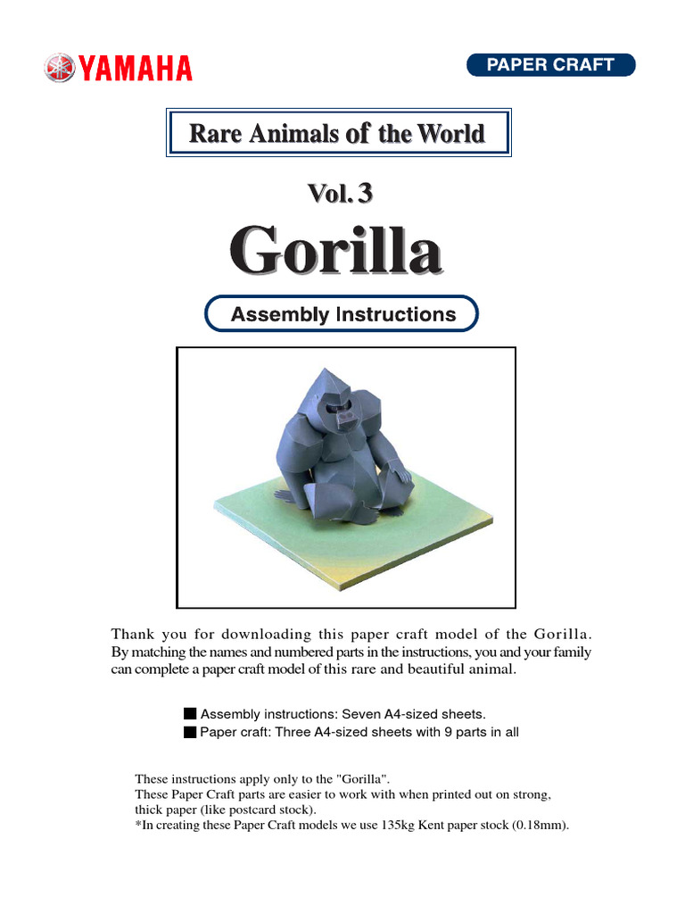 Gorilla Asse | PDF | Adhesive | Gorilla
