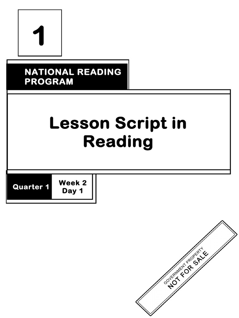 Lesson Script in Reading | PDF