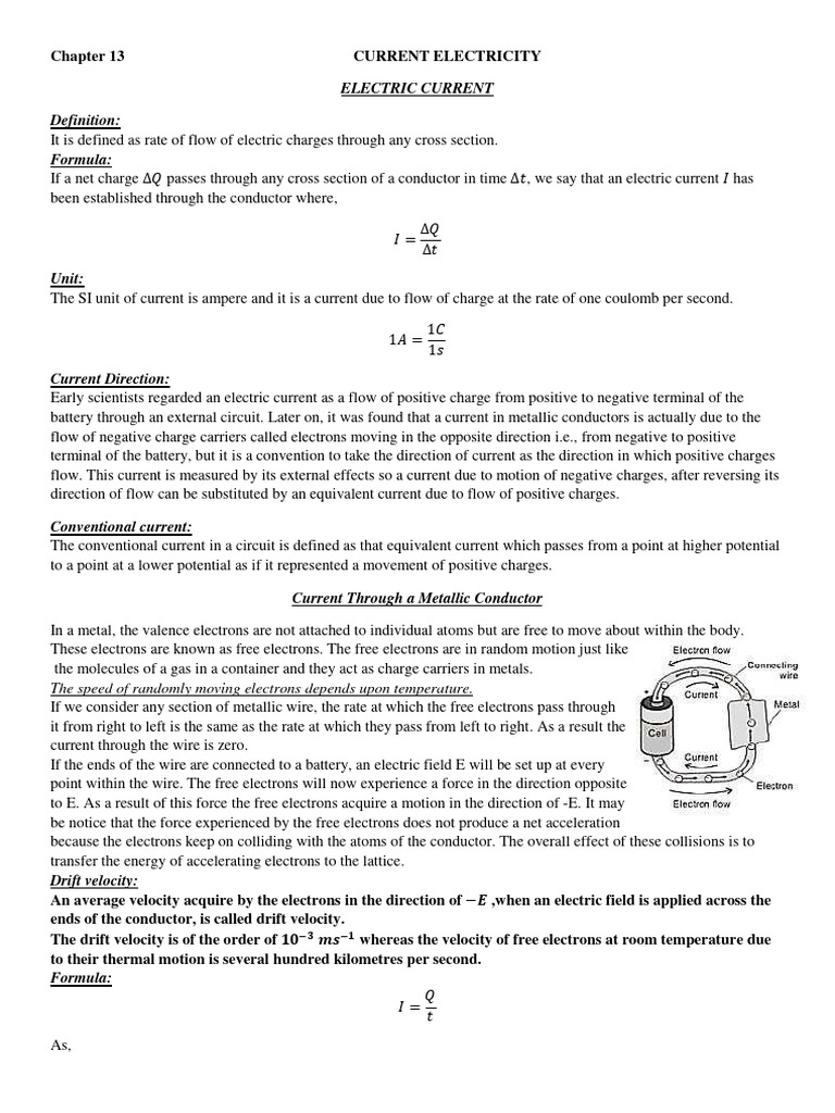 Chap 13 | PDF | Electrical Resistivity And Conductivity | Electrical Resistance And Conductance