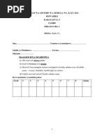 Kiswahili Paper 3 - KCSE 2023 Past Papers Questions and Answers-2356 | PDF