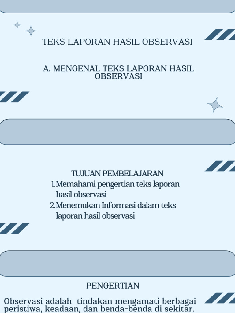 Teks Laporan Hasil Observasi Penumpang | PDF