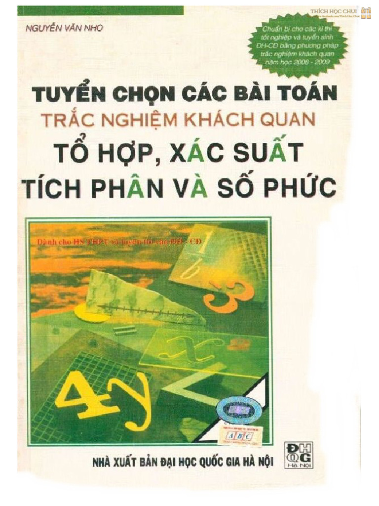 Tuyen Chon Cac Bai Toan Trac Nghiem Khach Quan To Hop-Xac Suat Tich Phan Va So Phuc - Nguyen Van ...