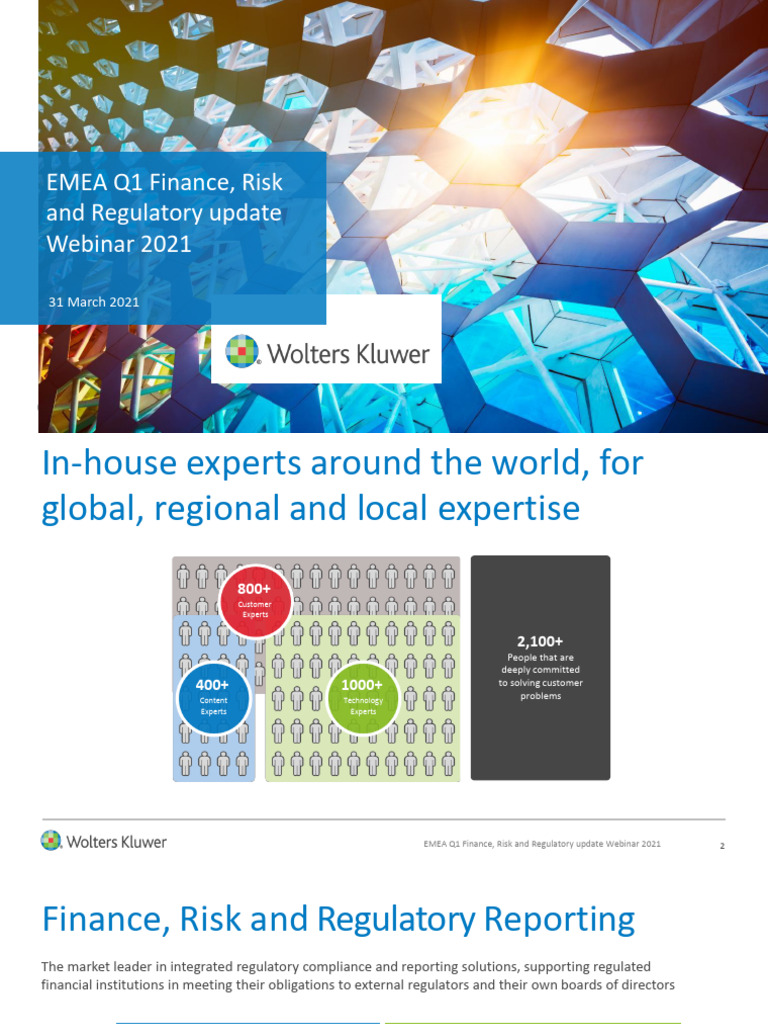 EMEA Q1 Finance, Risk - Regulatory Update | PDF | Stress Test ...