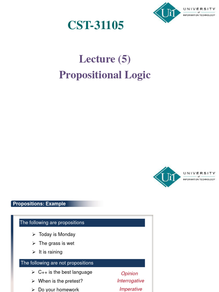 5105 AI Propositional Logic | PDF | Theorem | Logic