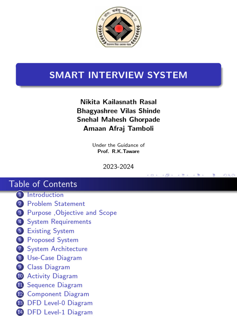 Smart Interview Automation System | PDF | Speech Recognition ...
