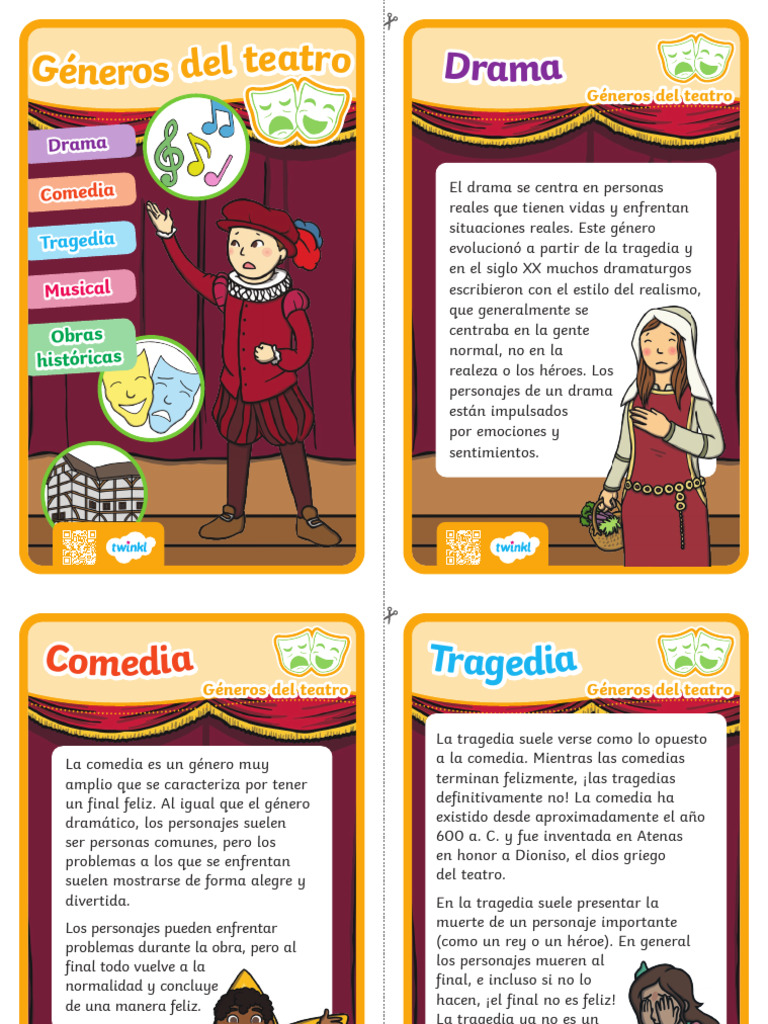 Géneros Del Teatro Ejemplos _ Tipos De Géneros De Teatro – LXAYR