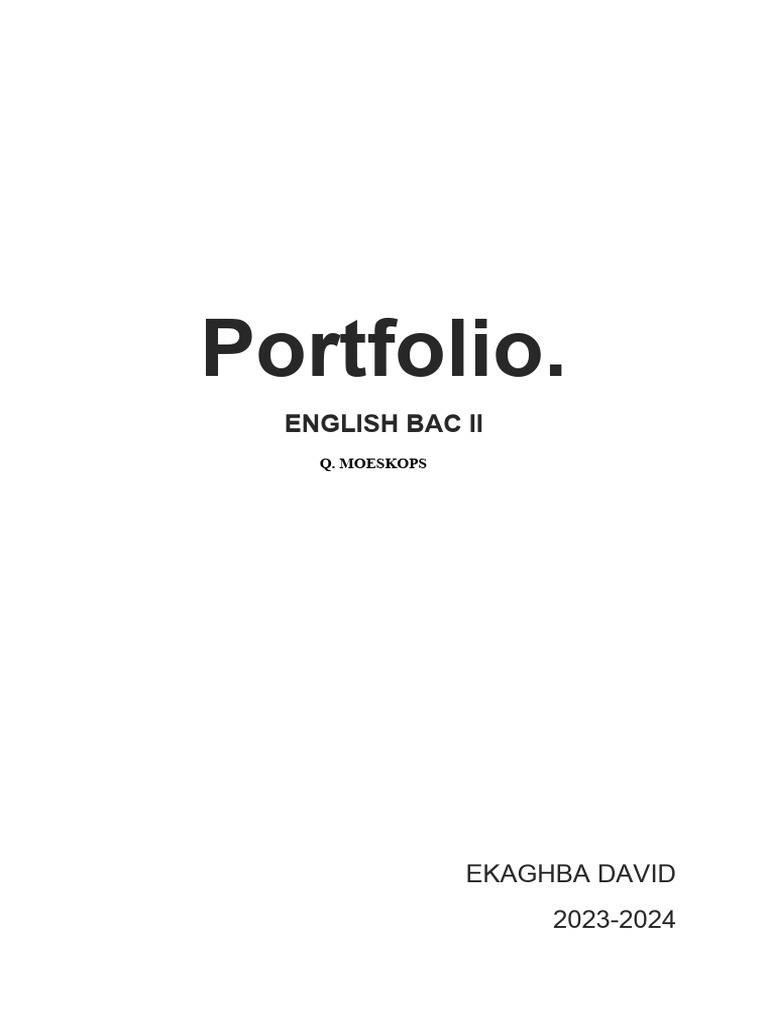 Portfolio anglais II FINAL | PDF | Pell Grant | Student Financial Aid ...