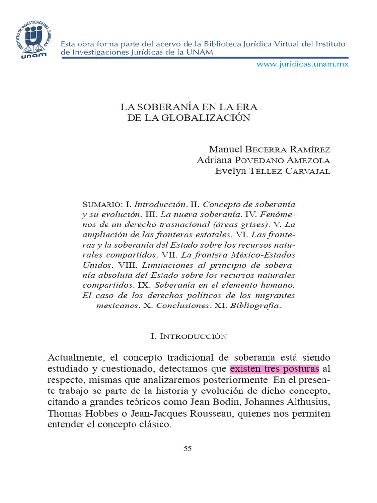 Unidad 2. Becerra Ramirez Povedano y Carvajal | PDF | Soberanía | Estado (política)