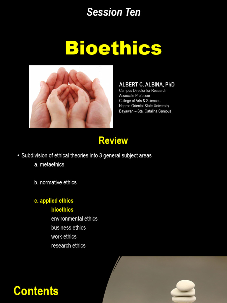 Bioethics-v2 | PDF | Bioethics | Applied Philosophy