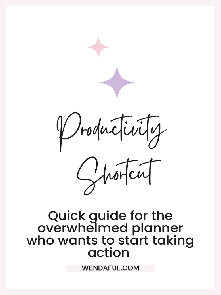 Productivity Shortcut | PDF