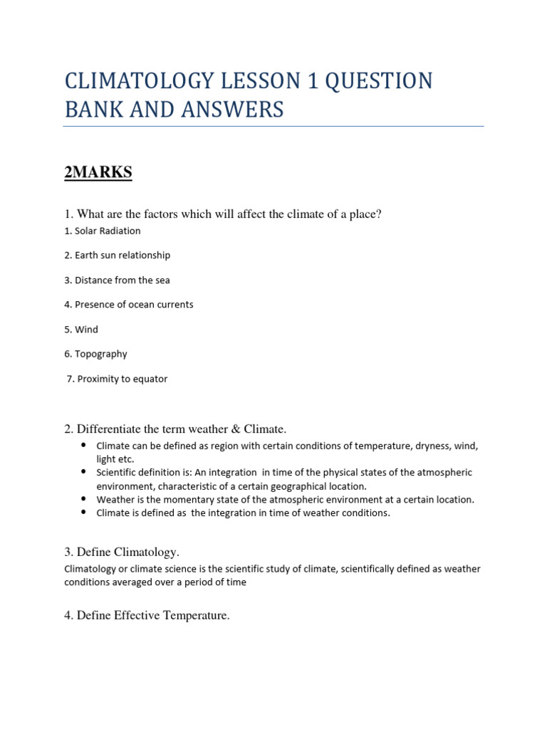 Climate | PDF | Humidity | Heat Transfer