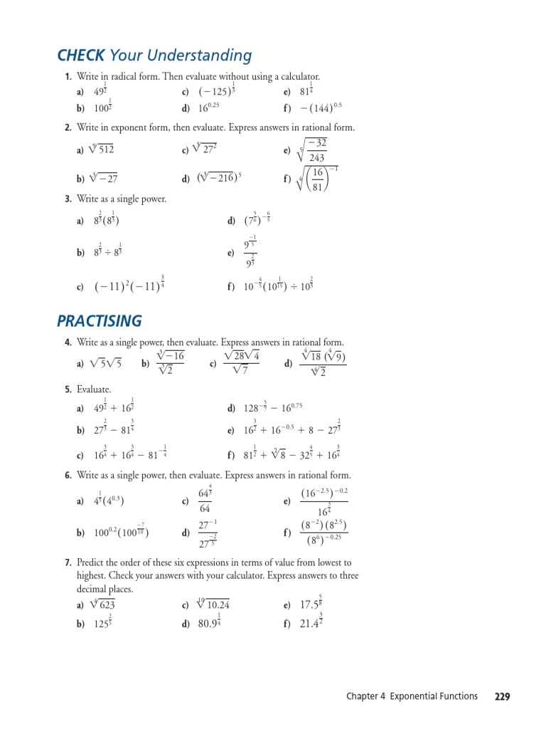 Unit 2 B Lesson 2, Pg229-230 Questions | PDF | Equations | Mathematical ...