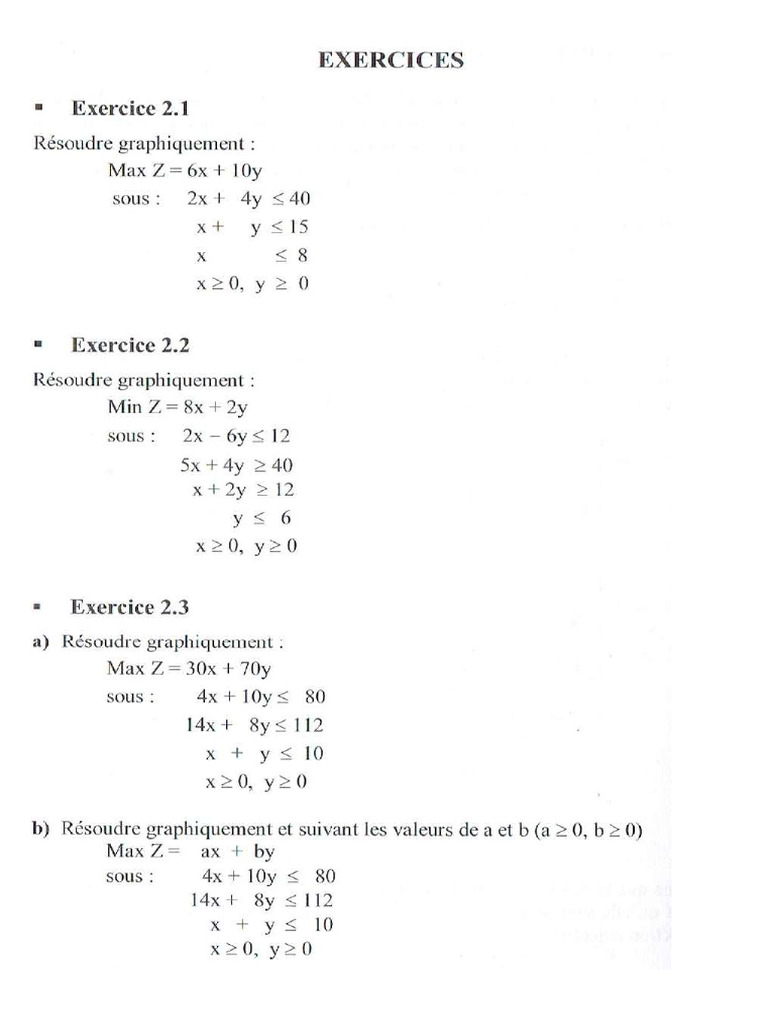 Graphique Exos | PDF