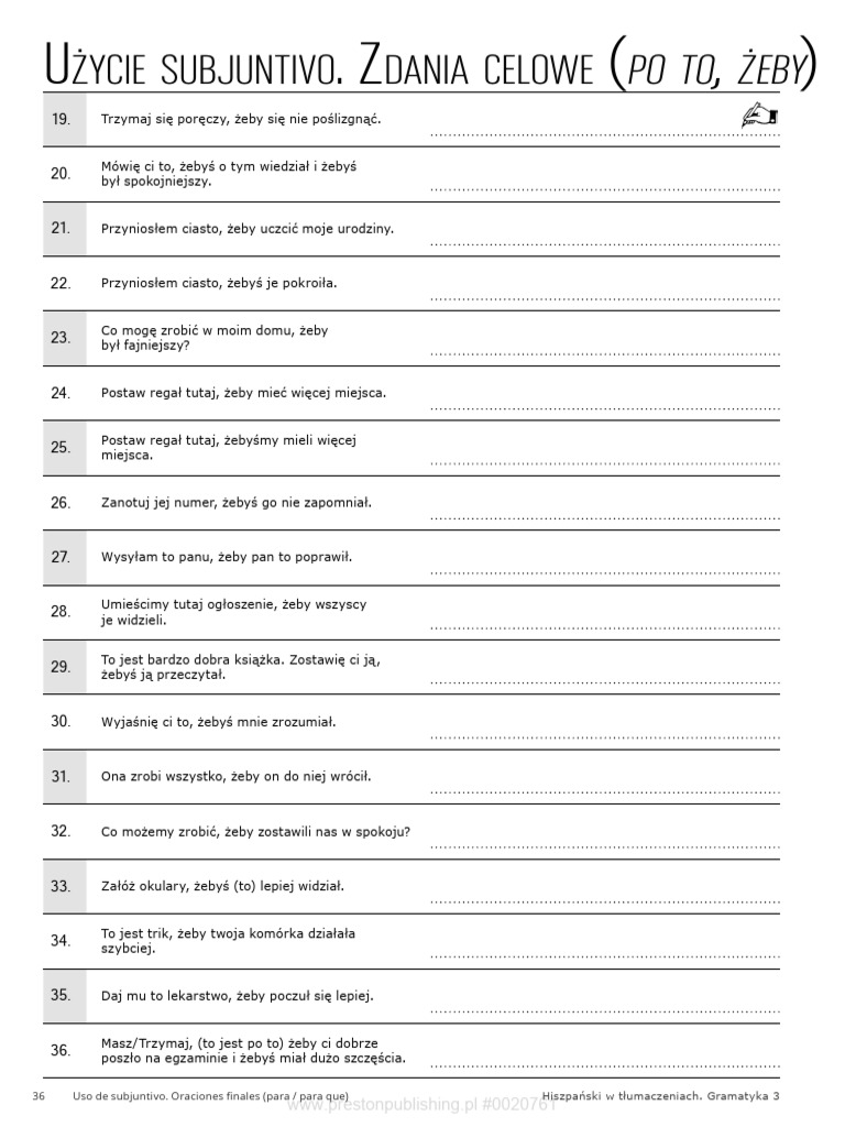 Hiszpański W Tłumaczeniach, Gramatyka 3 B1-B2 (1) - 36 | PDF