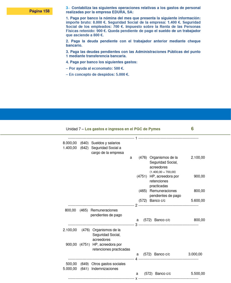 12 - U7 Pag 158 Act 3-Solucion | PDF | Bancos | Deuda