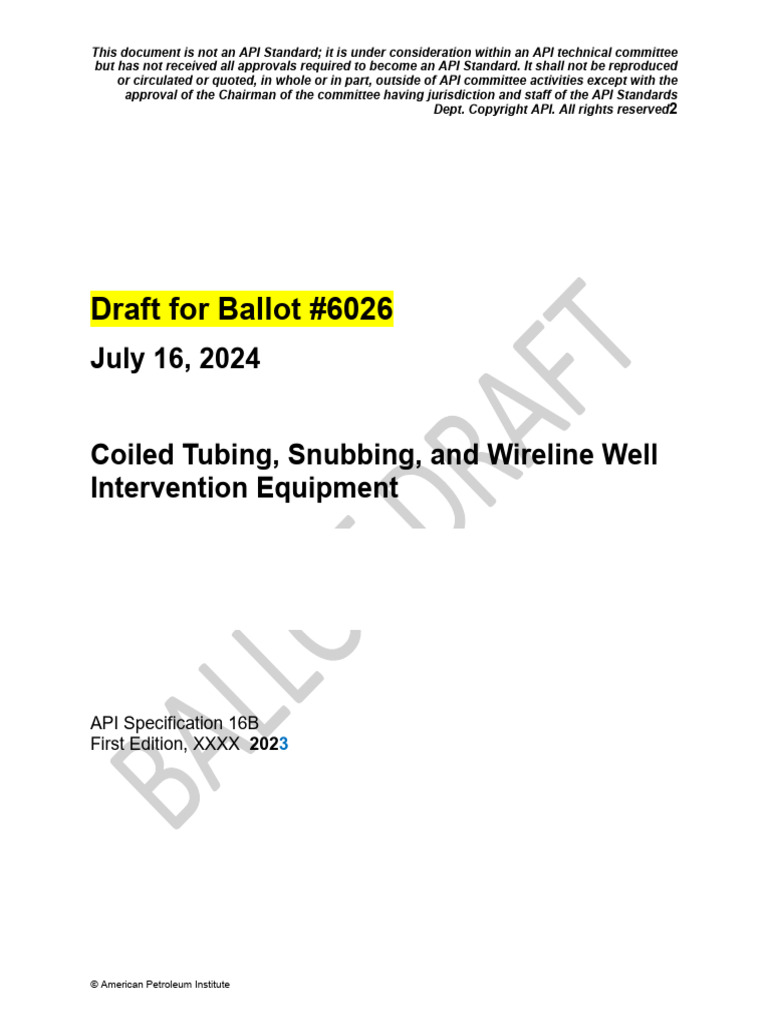 API 16B Julio - Final Ingles | PDF | Pipe (Fluid Conveyance) | Welding