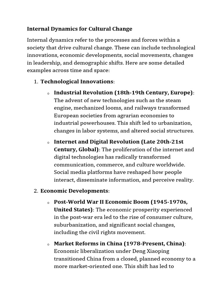 Internal and External Dynamics | PDF | Silk Road | Trade