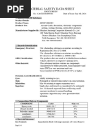 Epoxy Resin Safety Data Sheet | PDF | Toxicity | Dangerous Goods