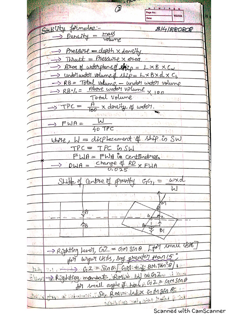 Stability Formulae | PDF