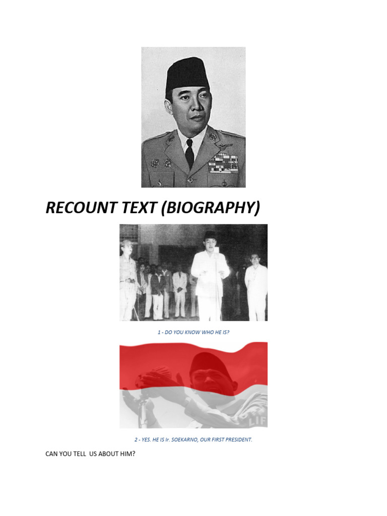 RECOUNT TEXT (BIOGRAPHY) fix | PDF | Indonesia