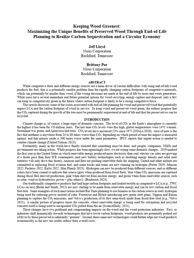 Paper Lloyd - Recycling Project | PDF | Carbon Sequestration | Gasification