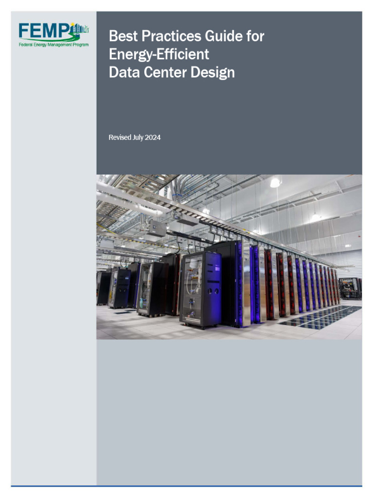 Energy-Efficient Data Center Design Guide | PDF | Data Center | Air ...