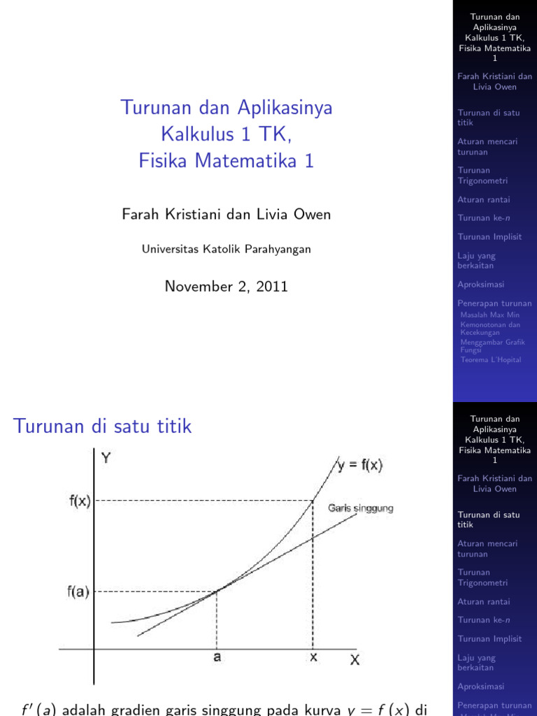 Turunan Kalkulus | PDF