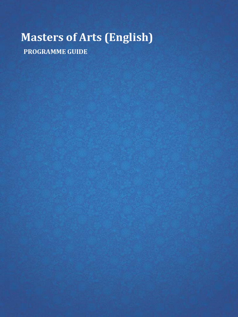 MA (English) ODL 22-23 | PDF | Computer Network | Operating System