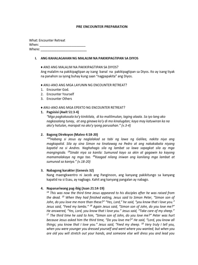 1PRE-ER - PREPARATION - STUDENT_S MANUAL - Ptr. Ali | PDF