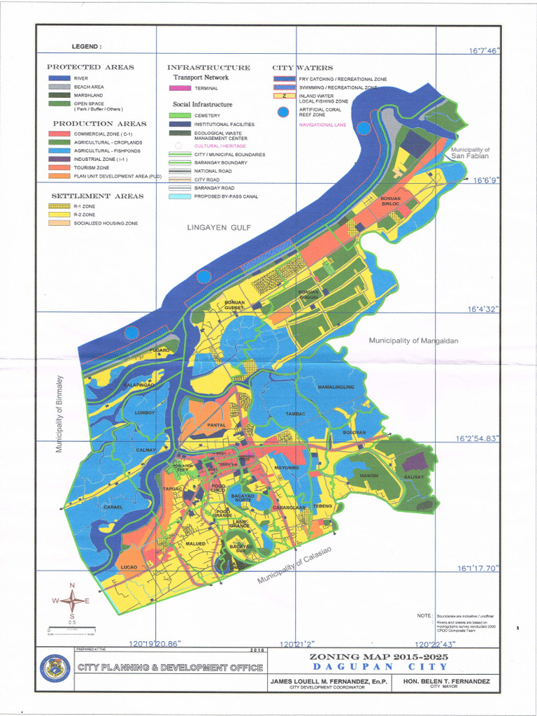 Dagupan City Zoning Map | PDF