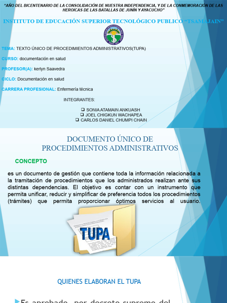 Texto Único de Procedimientos Administrativos TUPA | PDF | Administración Pública | Hospital