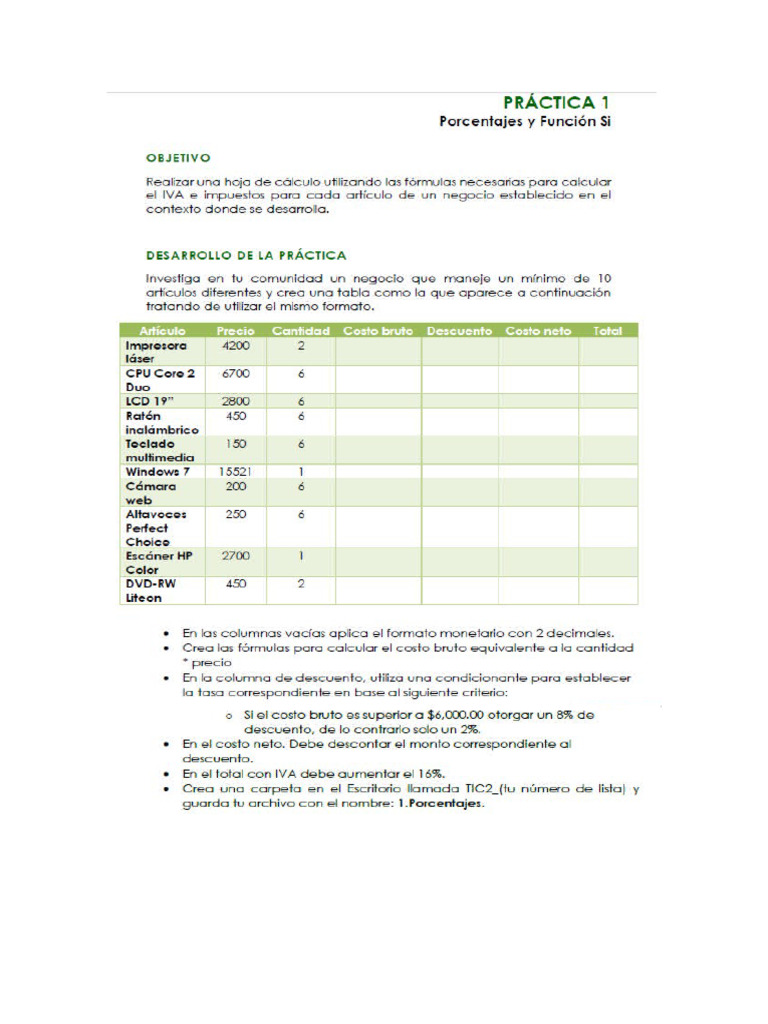 practica 1 manual HC | PDF