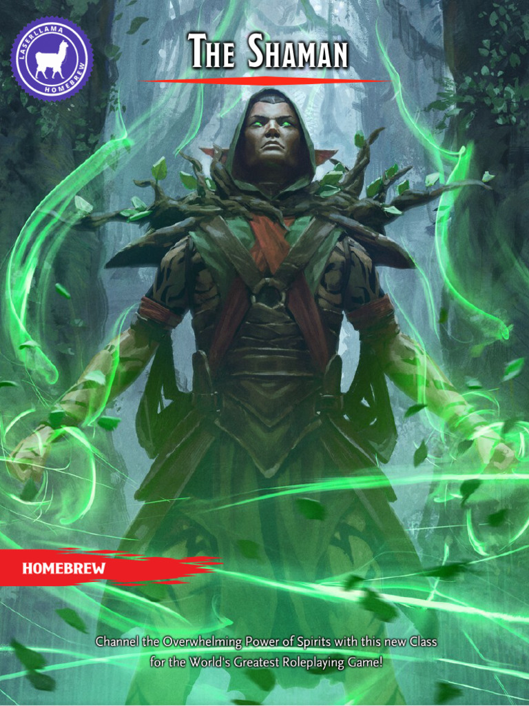 The Shaman Class - GM Binder | PDF | Shamanism