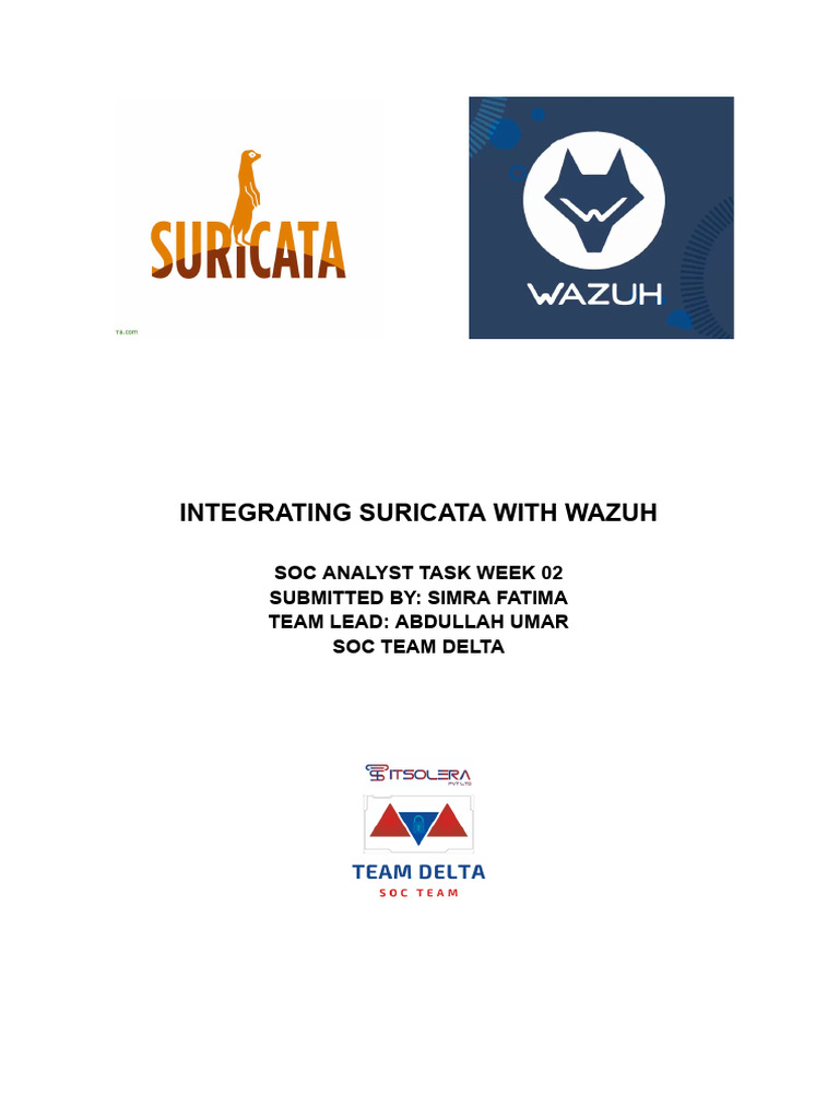 Integrating Suricata With Wazuh | PDF | Virtual Machine | Computer Security