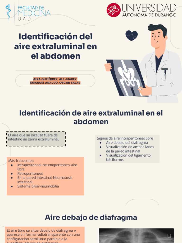 Identificación Del Aire Extraluminal en El Abdomen | PDF | Bilis ...