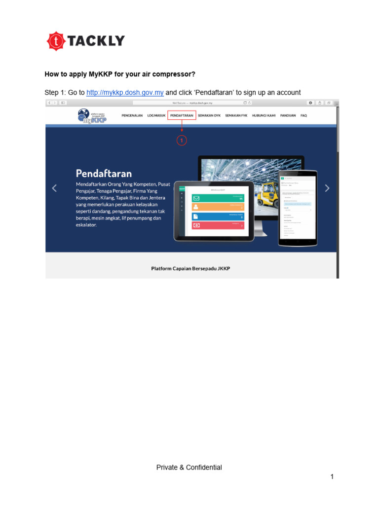 Tackly MyKKP Application Guide | PDF