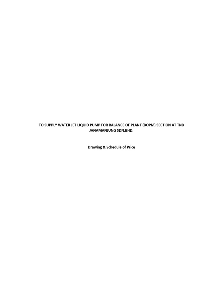 Water Jet Liquid Pump GEA Drawing & Details | PDF | Pump | Density