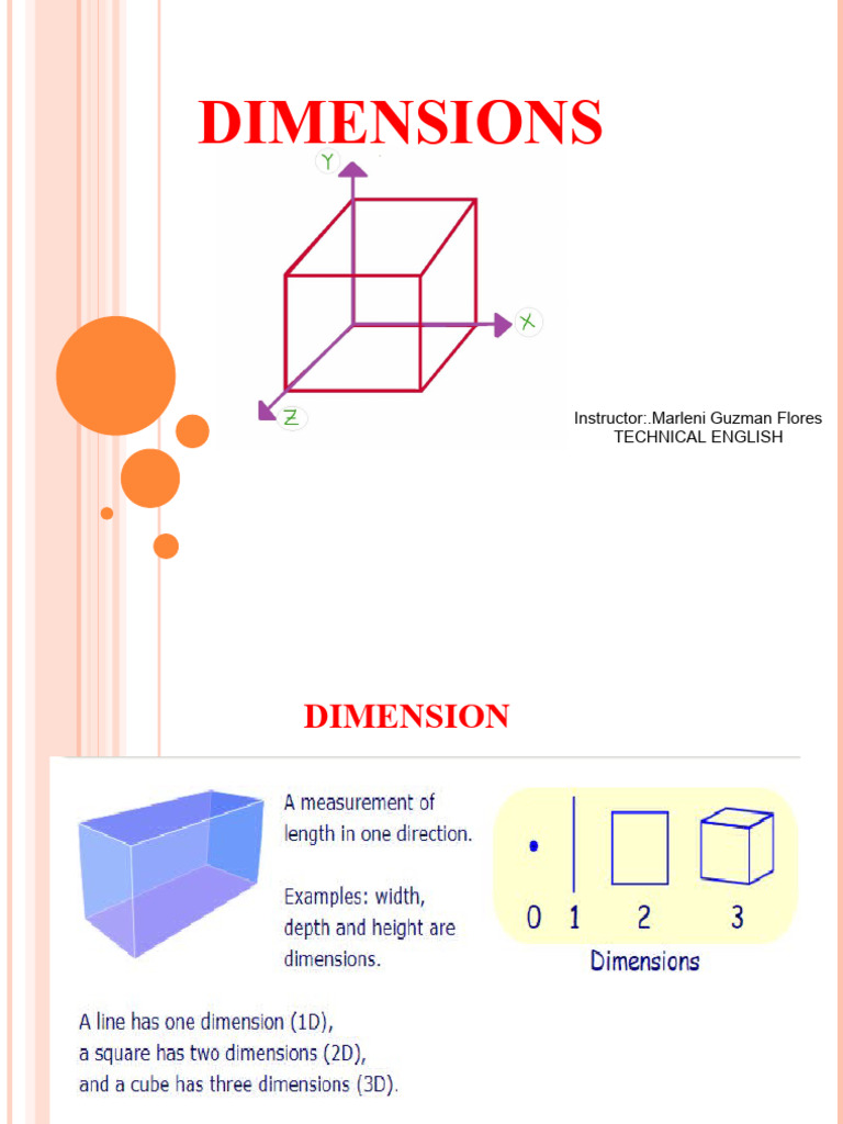 Understanding Dimensions and Shapes | PDF | Line (Geometry) | Perpendicular