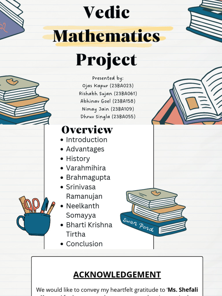 Vedic Mathematics: History and Techniques | PDF | Mathematics