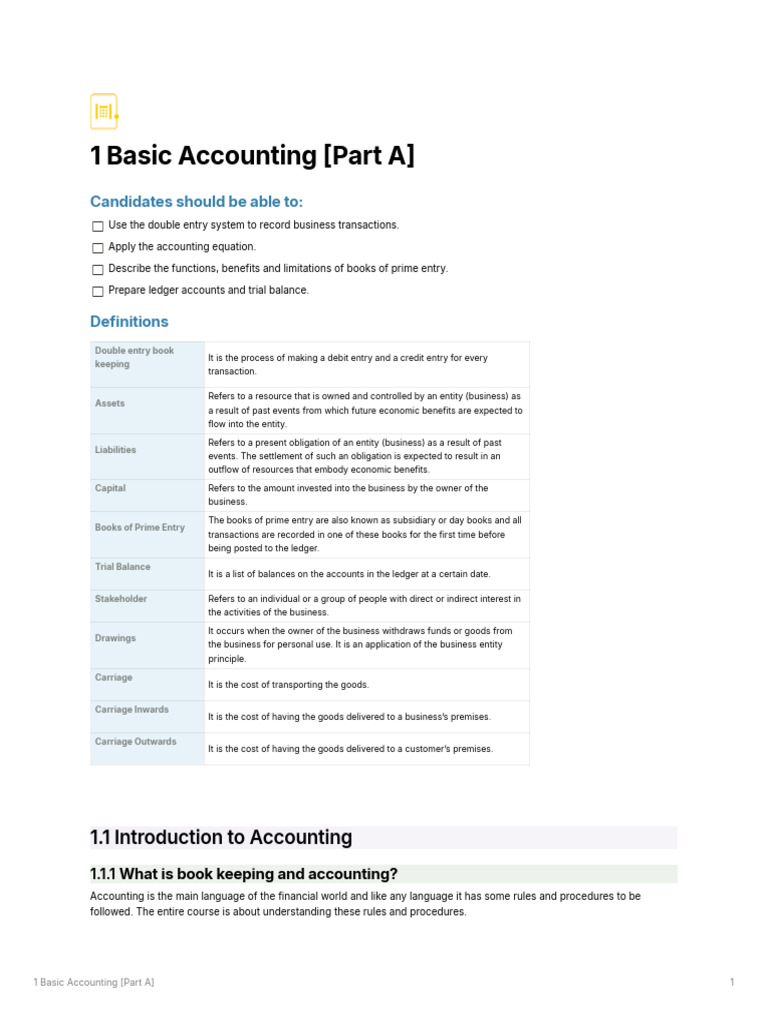 Basic Accounting Principles Explained | PDF | Debits And Credits ...