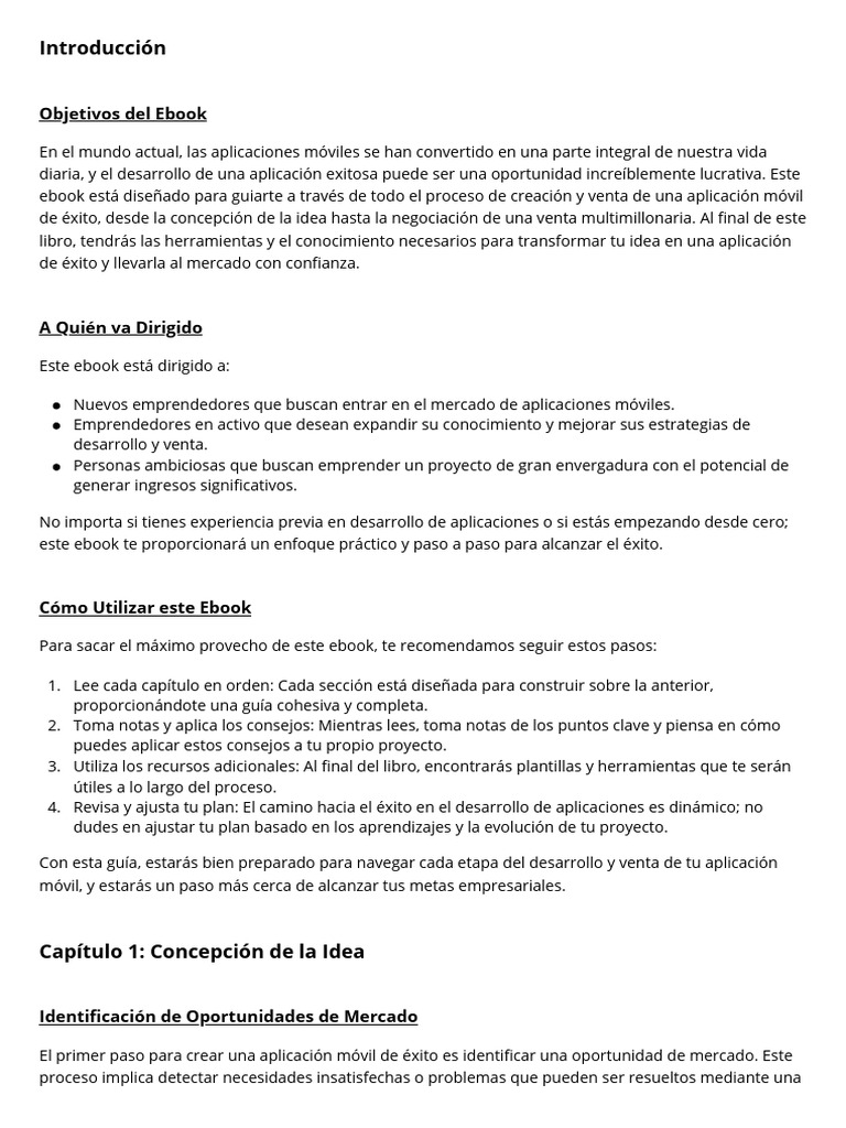 Guía para Crear y Vender Apps Móviles | PDF | Aplicación movil ...