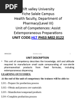 Extemporaneous Preparation Worksheet | PDF | Tablet (Pharmacy) | Drugs
