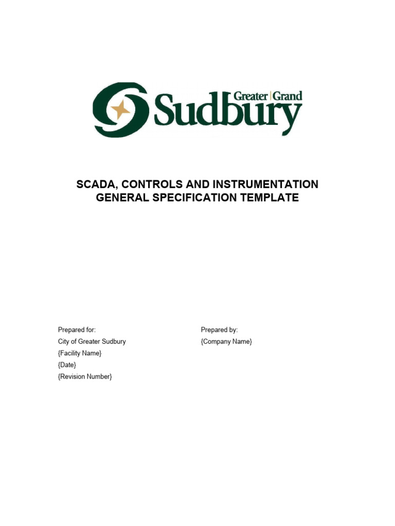 Appendix D-7 - Standard Specifications, Instrumentation and Controls General | PDF ...