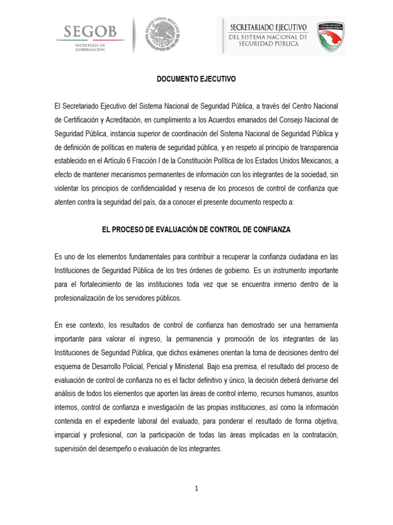 Esquema - Focalizado Control y Confianza | PDF | Evaluación | Valores