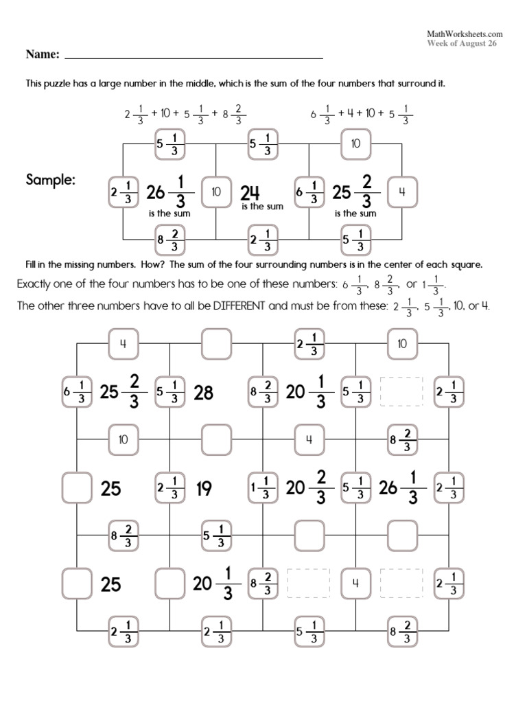 MathWorksheetsGrade4 8 26 | PDF