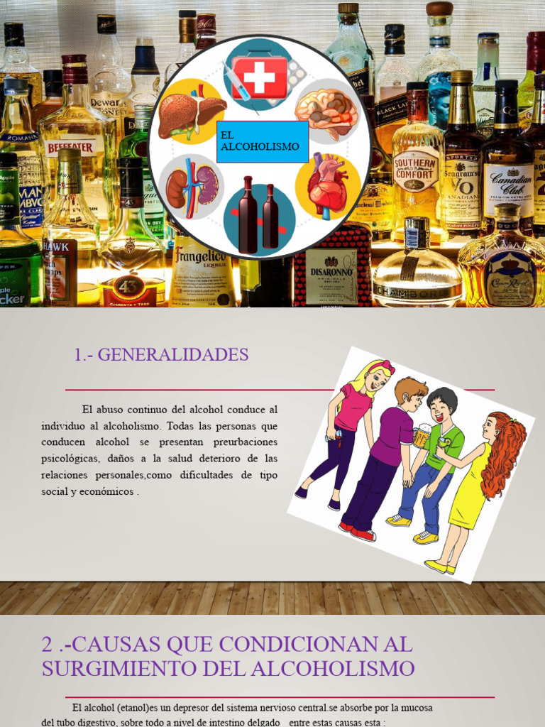 El Alcoholismo 2024 | PDF | Alcoholismo | Etanol