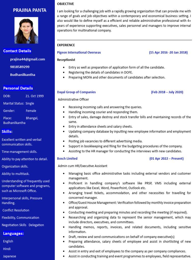 Curriculum Vitae EA 2 | PDF | Business | Business Economics