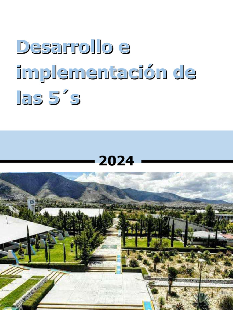 Proyecto - Final - Desarrollo e Implementación de Las 5 S - 9A | PDF ...