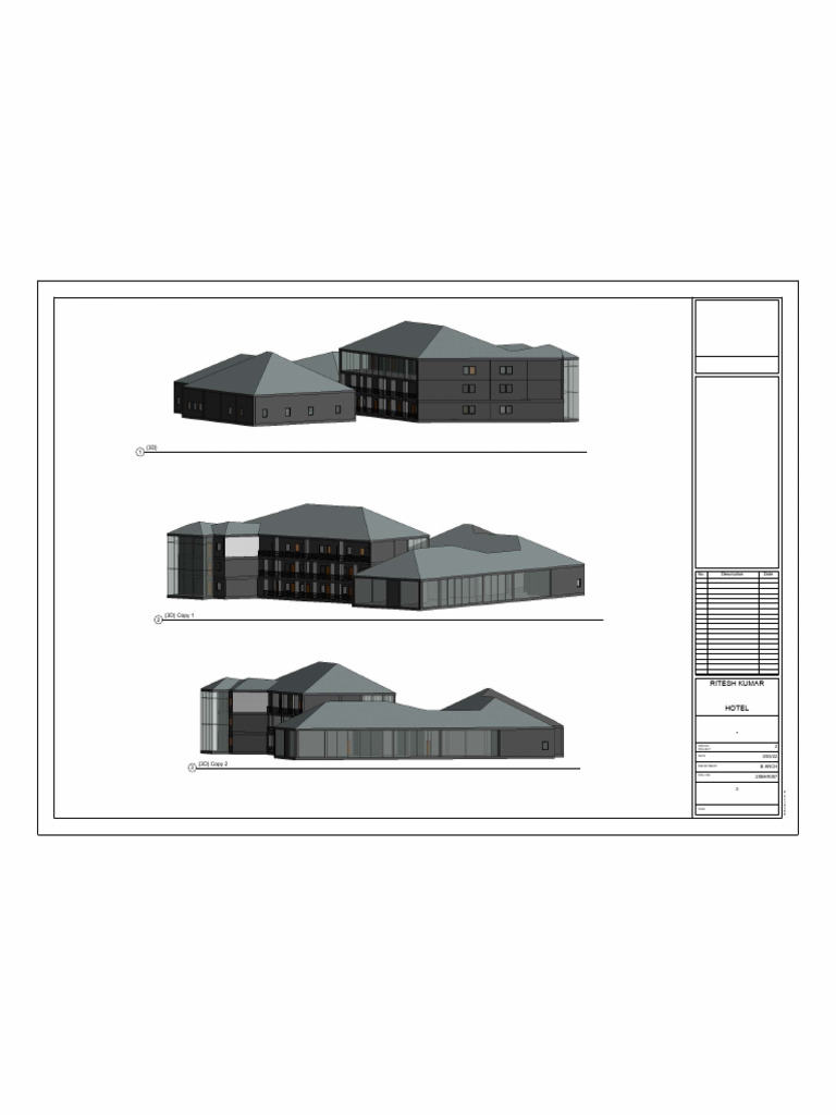 3D Hotel Design Project Overview | PDF