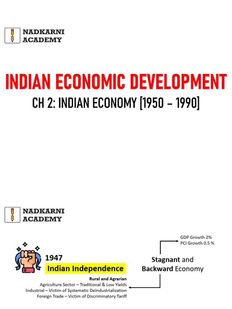 Cbse 12 Ied CH 2 - Indian Economy (1950 - 90) - Dna Powerpoint | PDF | Agriculture | Green ...